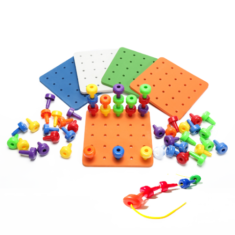 Fine Motor Pegs with Threading - Therapy Network Services